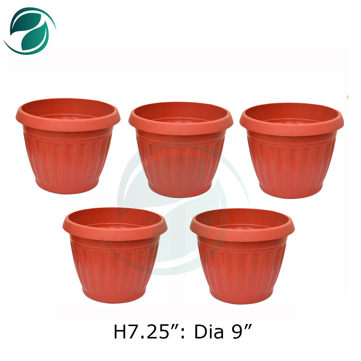 Plastic Pot 9" Size Deal of 5 – Green Galaxy PK – Gardening & Seeds ...