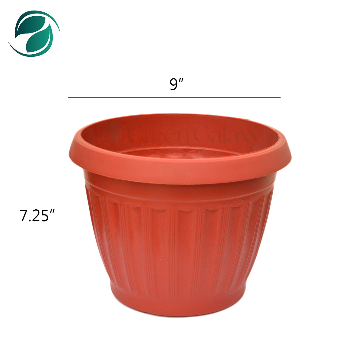 Plastic 9" Pot – Green Galaxy PK – Gardening & Seeds Centre in Lahore